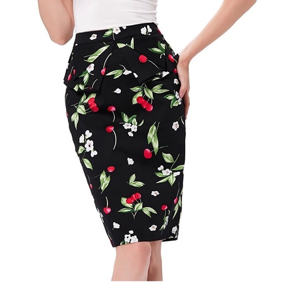 Skirts | Womens 195s Cherry Pencil Skirt | Poshmark